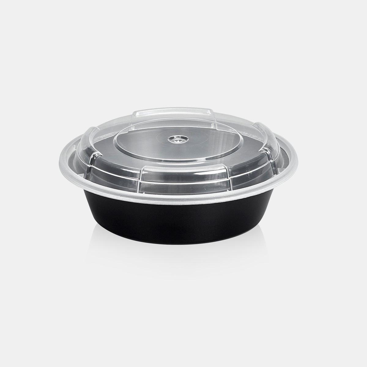 ezSelect Premium Plastic Round Container with Lid – Reztaurant Direct